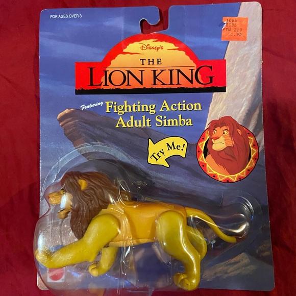 Disney | Toys | New Vintage The Lion King Fighting Action Adult Simba ...
